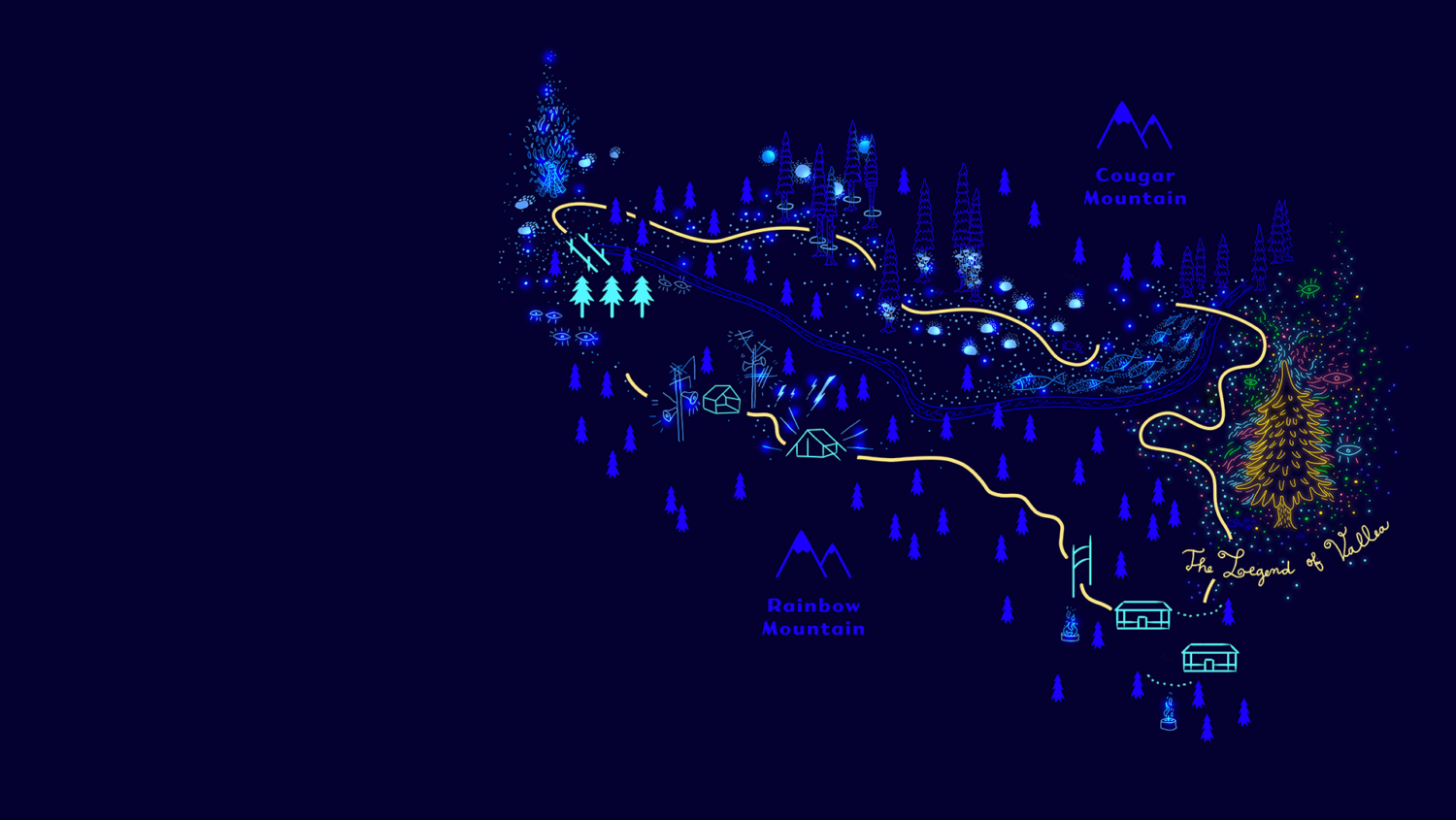 Vallea Lumina | Multimedia Night Walk in Whistler